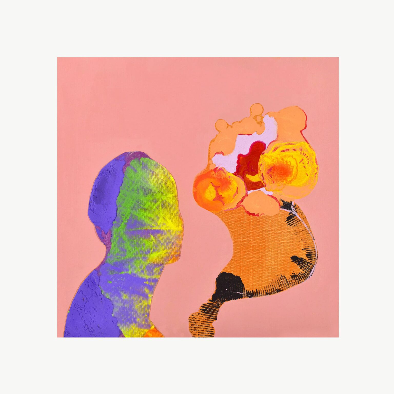 Abstract art Rising Sun - Cinquerosso Arte