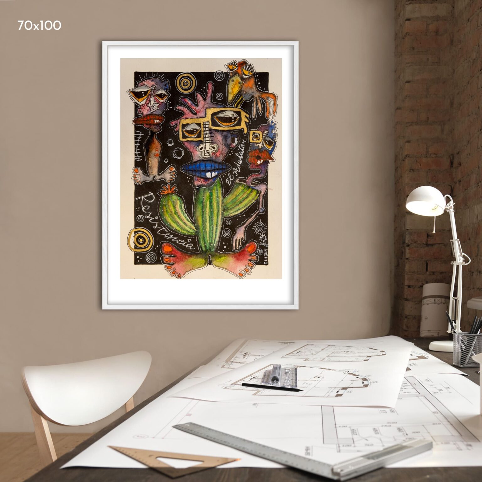 Tecniche Miste El adulator - Cinquerosso Arte